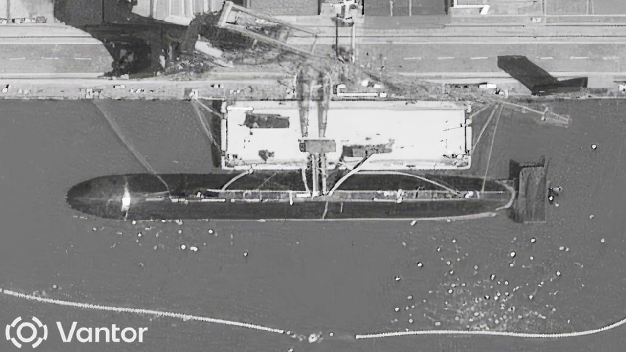 China's Sailless Submarine Caught on Satellite