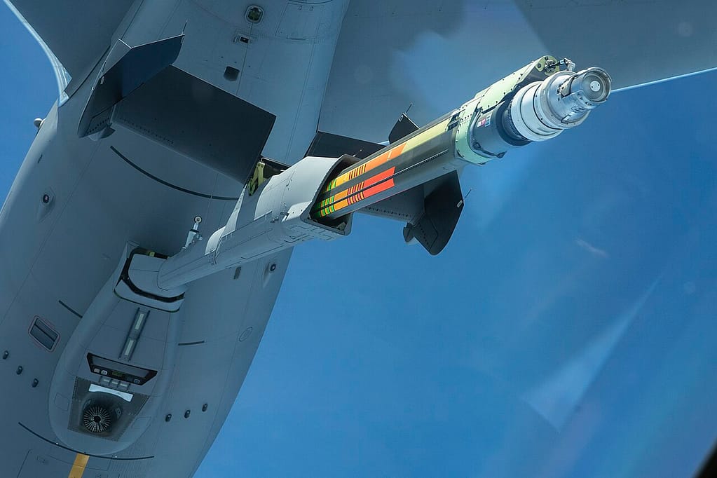 KC-46 Boom Torn Off During F-22 Refueling