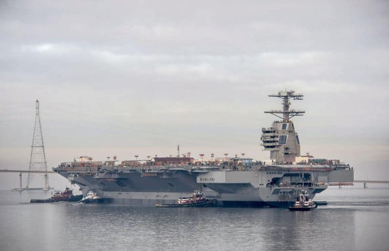 The new USS Gerald R. Ford Aircraft Carrier | MiGFlug.com Blog